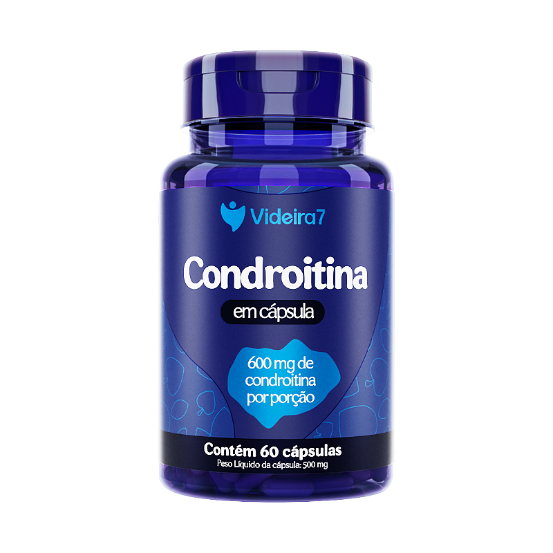 Condroitina 500mg - 60 Cápsulas - VIDEIRA7 - Videira7 Suplementos