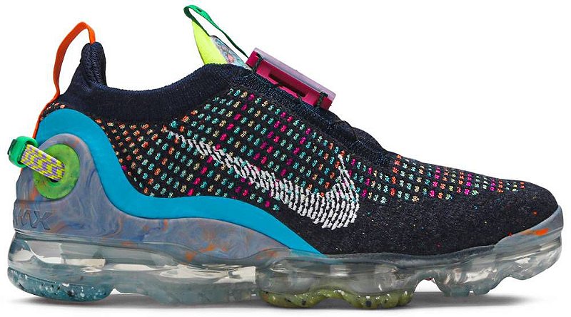 TÊNIS NIKE VAPORMAX FLYKNIT 2020 ' DEEP ROYAL BLUE MULTI ' - Os ...