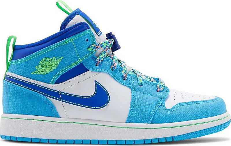 AIR JORDAN 1 MID SE GS ' SPRITE ' - Quem entende de tênis, escolhe a JR