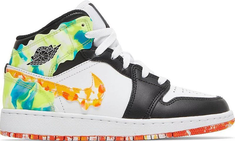 AIR JORDAN 1 MID SE GS ' DRIP ' - Os melhores sneakers estão aqui