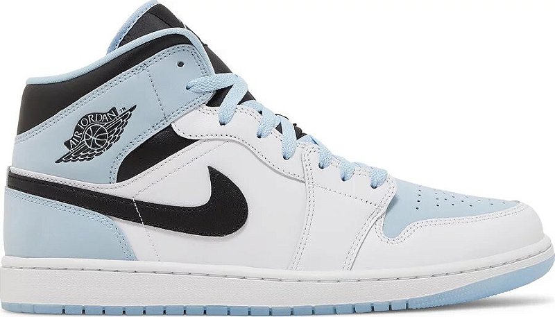 AIR JORDAN 1 MID SE ' WHITE ICE BLUE ' - Quem entende de tênis, escolhe ...