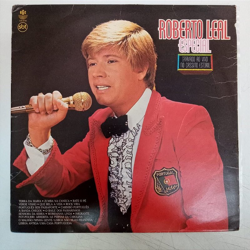 Disco de Vinil Roberto Leal - Especial Interprete Roberto Leal (1984 ...