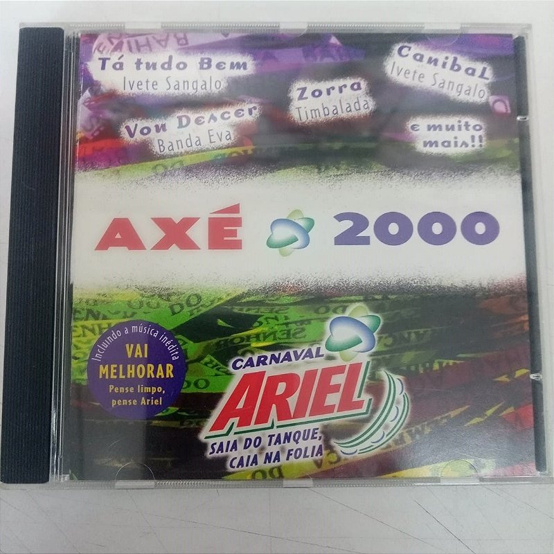 Cd Axé 2000 - Carnaval Ariel Interprete Varios (1999) [usado] - Sebo ...