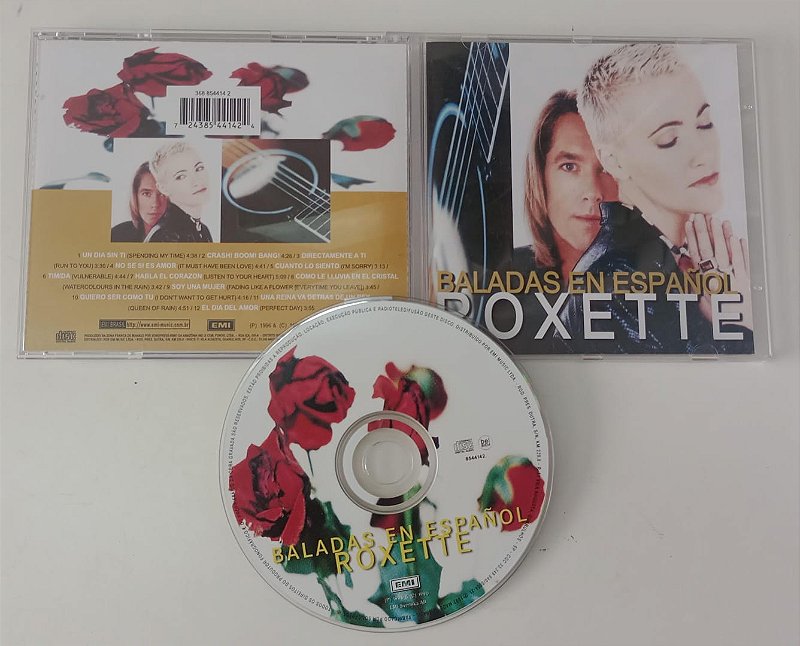 Cd Roxette - Baladas En Español Interprete Roxette (1996) [usado ...