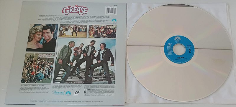 Disco de Vinil [laserdisc] Grease (filme) Interprete Vários (1981 ...