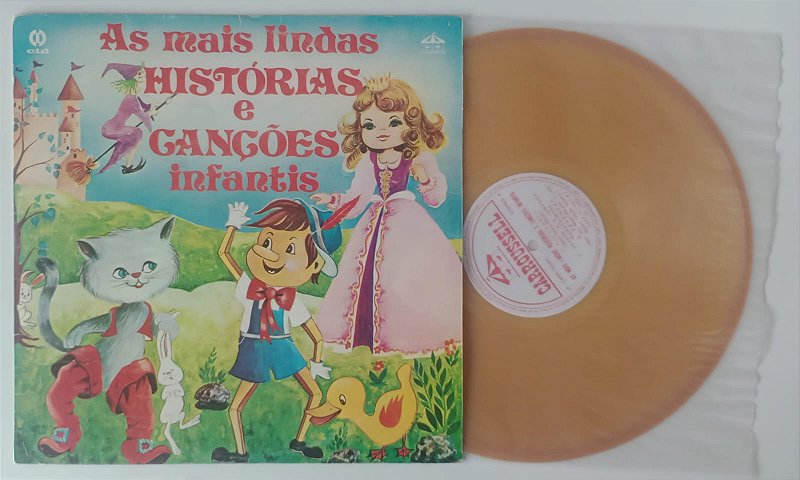 Disco de Vinil as Mais Lindas Histórias e Canções Infantis Interprete ...