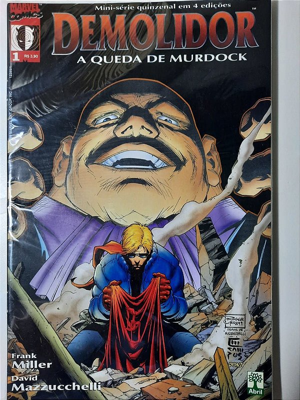 Gibi Demolidor A Queda De Murdock Minissérie Completa Com 4 Edições Autor Frank Miller E