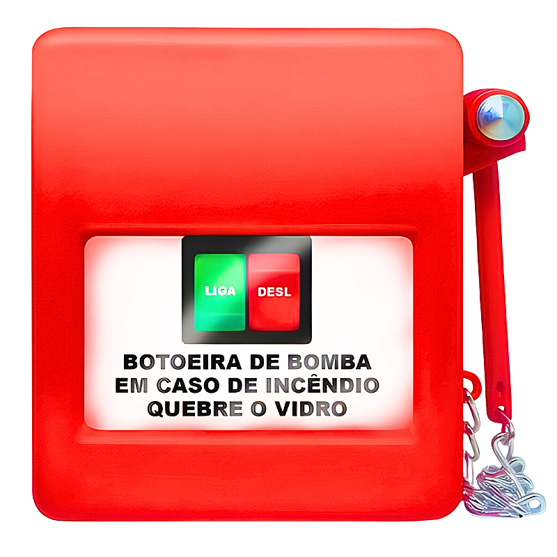 Acionador Botoeira Bomba De Incêndio Com Martelo Lig/Des - Máxima ...