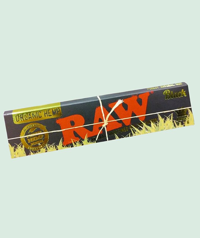 SEDA RAW KING SIZE SLIM - RAW BLACK ORGANIC - Urban Haze Brasil ...