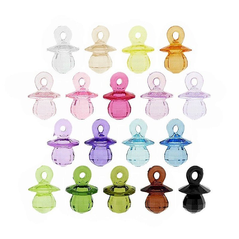 Enfeite para Lembrancinhas de Chupeta kit com 10 unid - RN Embalagens