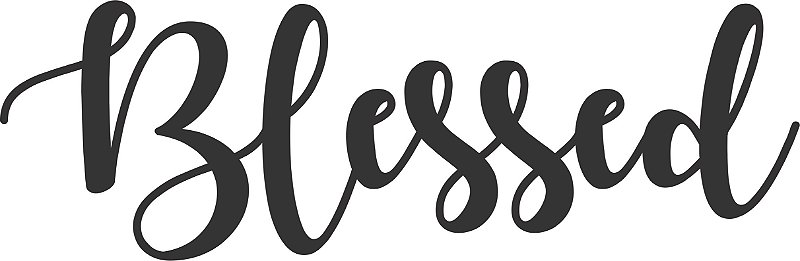 Lettering Blessed - Disartes Decor
