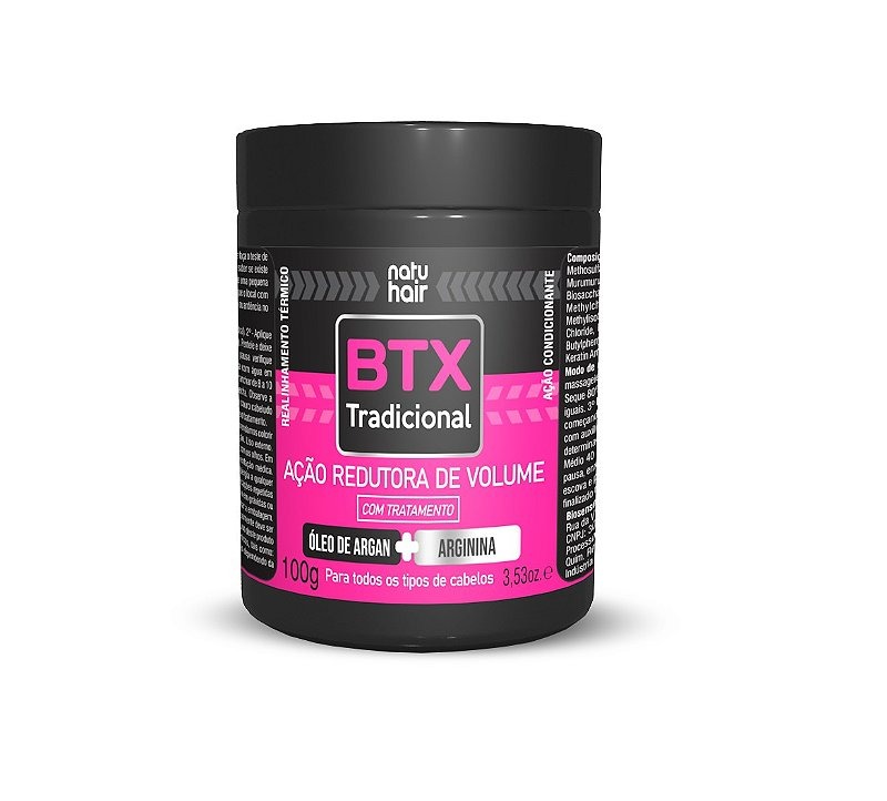 BTX Tradicional Natuhair 100g - BR - NatuHair Cosméticos - Naturalmente ...