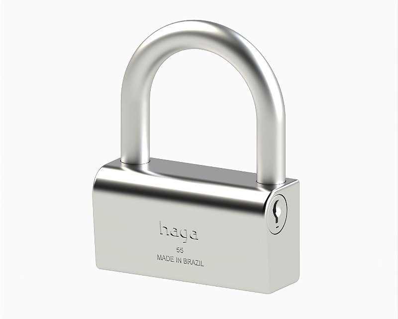Cadeado - HAGA - HIGH SECURITY 55 - 32040 - Fullmetal Fechaduras e ...