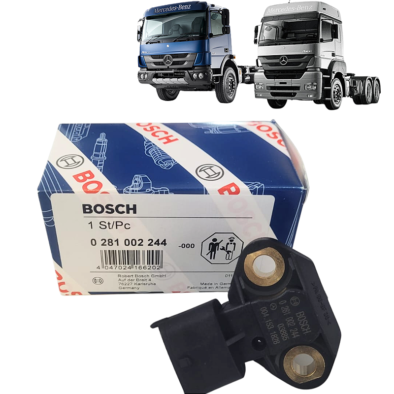 Sensor Map Mercedes Atego 1418 1315 1518 4 Pinos 0281002244 - D.H.M.E ...