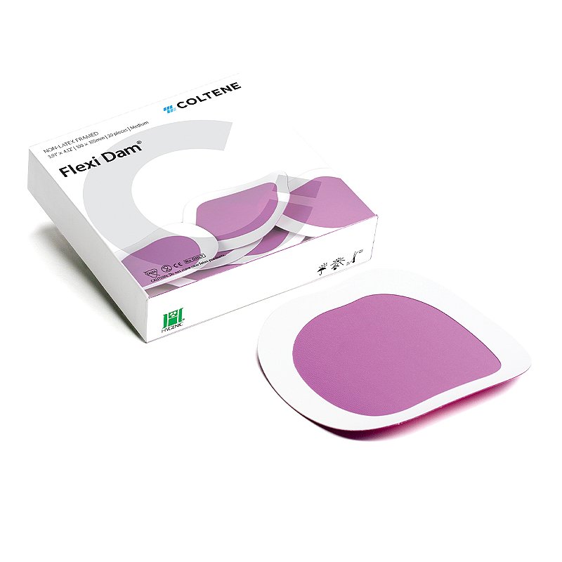 Lençol de Borracha "NON-LÁTEX" Flexi Dam com Arco Roxo 5X5 com 20 ...
