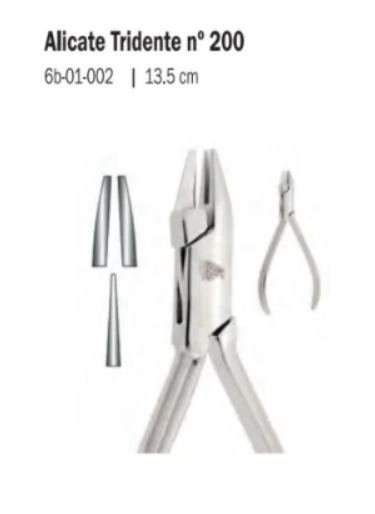 Alicate Tridente N° 200 - 6B Invent Germany - Aragão Dental Supply