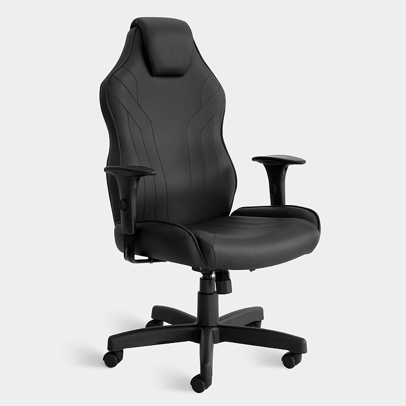 Cadeira Gamer Obeso Plus Size Giratória Relax C/Braços PT/PT - Flex ... Cadeira Gamer Obeso Plus Size Giratória Relax C/Braços PT/PT - Flex ...
