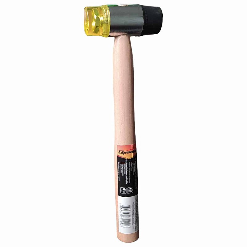 Martelo de Borracha com Bordas Intercambiáveis SPARTA - Parafusos e ...
