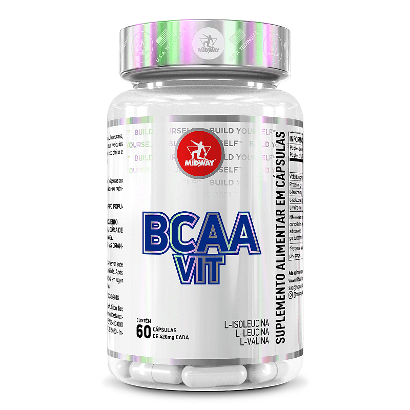 BCAA Vit 60 caps - Loja Midway Labs - Os melhores suplementos ...