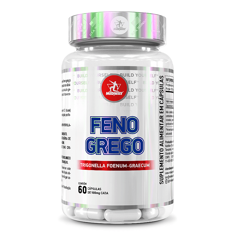 Feno Grego 60 caps - Loja Midway Labs - Os melhores suplementos ...