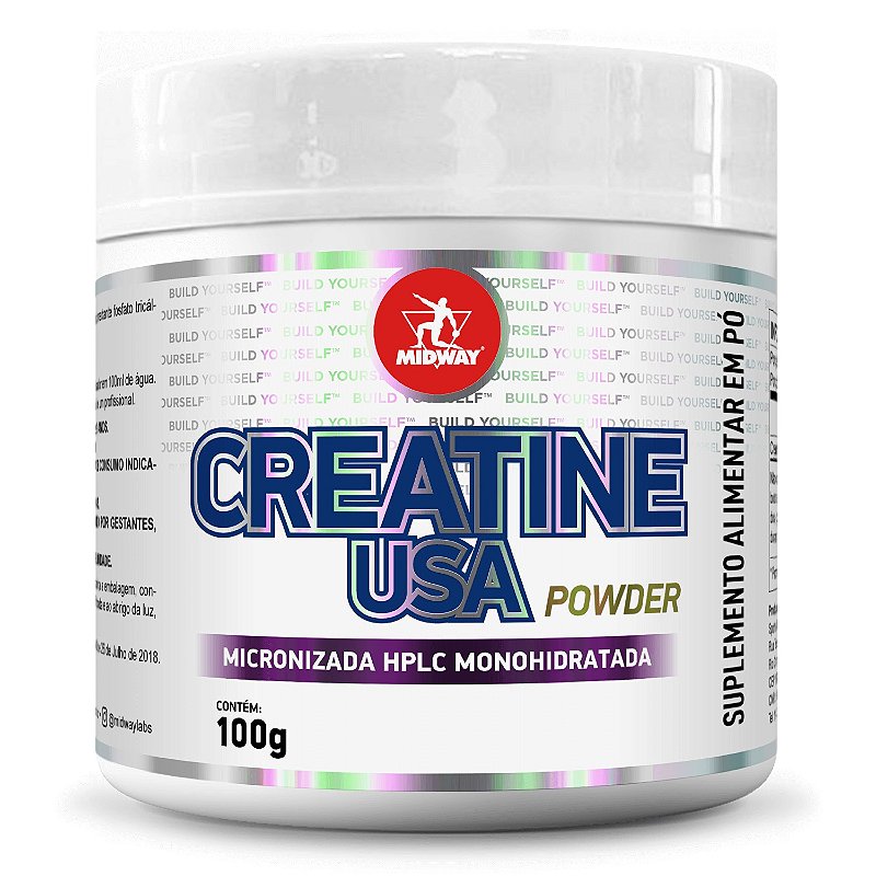 CREATINE USA 100G (PURA) - Loja Midway Labs - Os melhores suplementos ...
