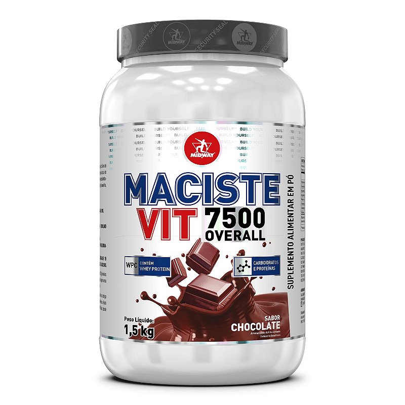Maciste Vit Chocolate 1,5kg - Loja Midway Labs - Os melhores ...