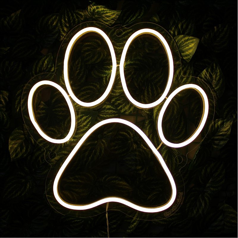 Neon Led - Pata de cachorro - Acrilic