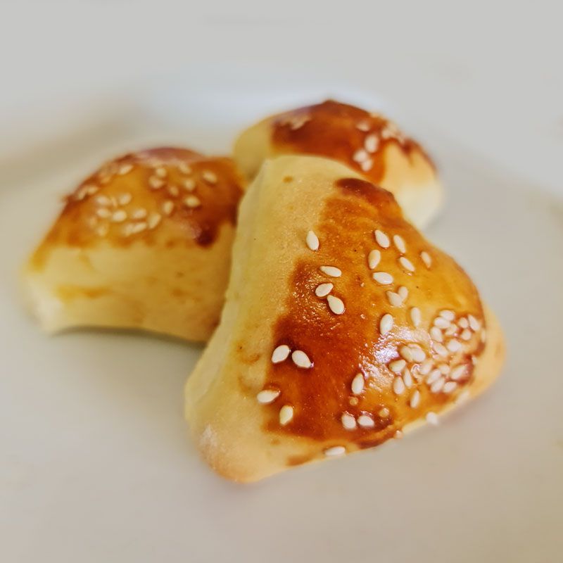 Esfiha de Frango c/ Requeijão 25 Unid. - Salgadinhos Piu Piu