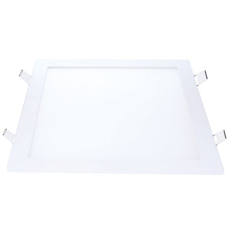 placa led embutir 24w 3000k 30x30cm - Eletro Center - Materiais Elétricos