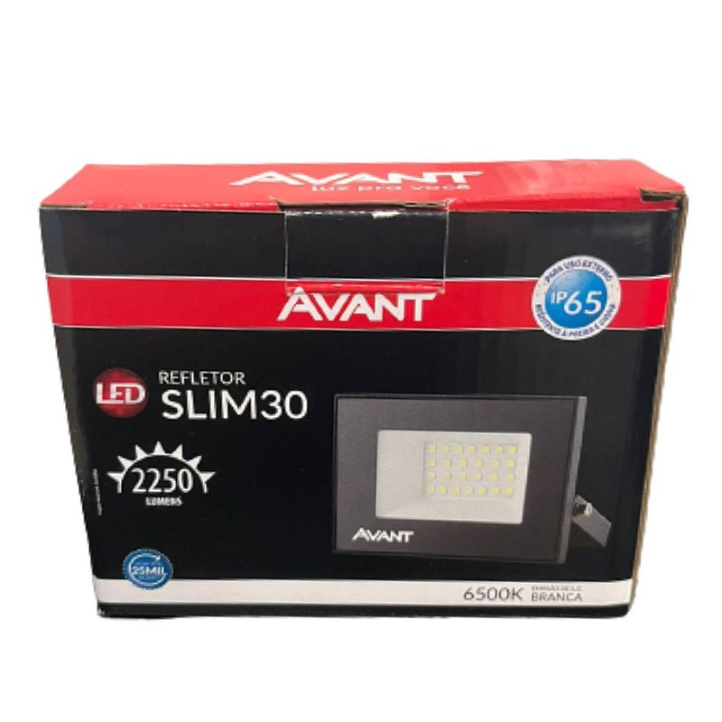 Refletor Led 30W 6500K Avant - Eletro Center - Materiais Elétricos