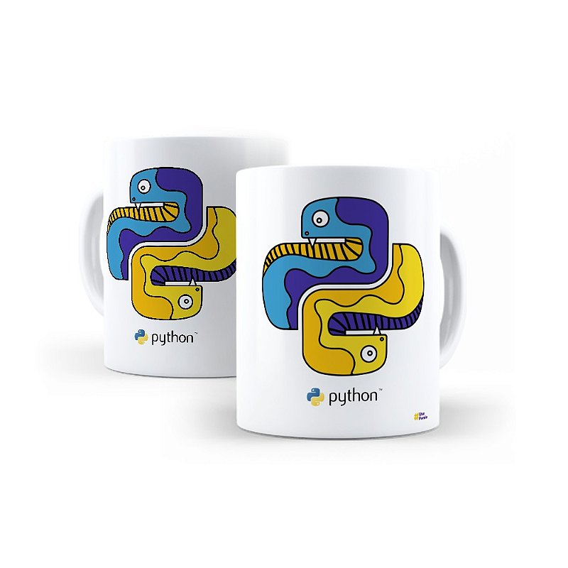 Caneca Programador Python Developer Style - Loja Pandesivo