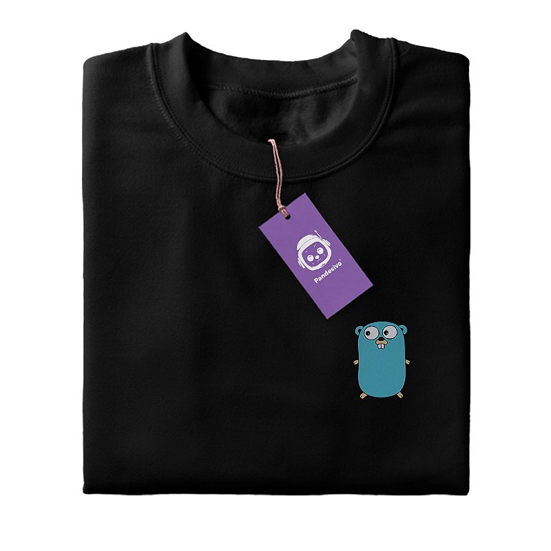 Camiseta Golang Go Marmota - Loja Pandesivo