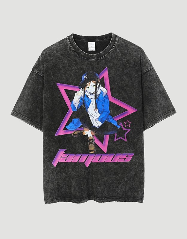 Camiseta Oversized Vintage Bootleg Famous - NOISER | Street-Fashion ...