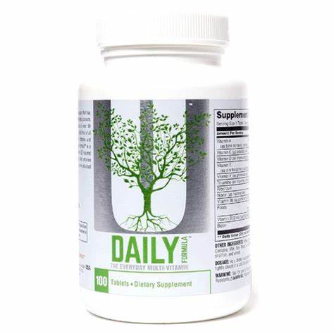 MULTIVITAMíNICO DAILY FORMULA (100 TABS) - UNIVERSAL - G suplementos