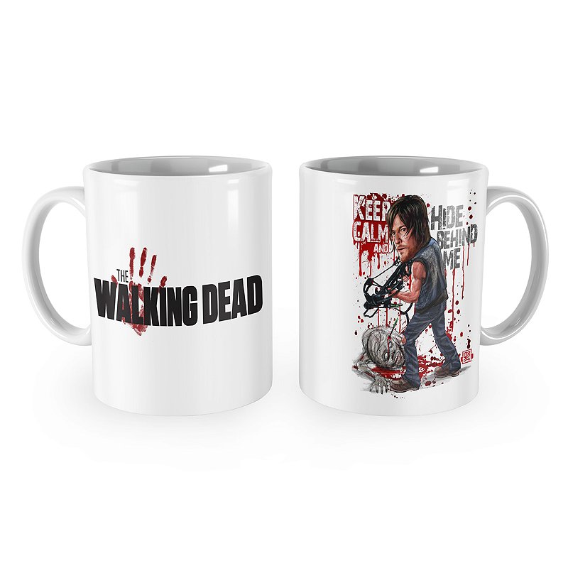 Caneca The Walking Dead Daryl Cartoon | Decora Geek - Decora Geek