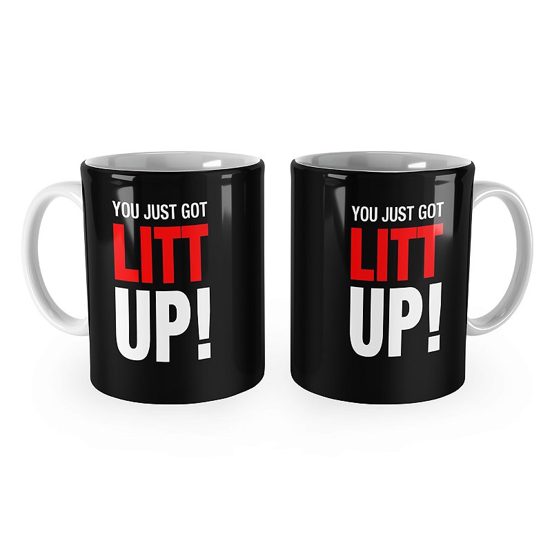 🚀 Caneca Suits You Just Got Litt Up Mod 2 | Decora Geek - Decora Geek