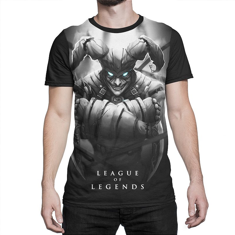 ⭐ Camiseta Shaco League of Legends Lol Preta | Decora Geek - Decora Geek