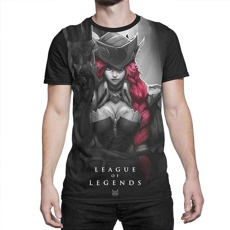 🔥 Camiseta Miss Fortune League of Legends Lol Preta | Decora Geek ...
