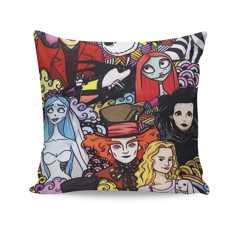 Almofada Johnny Depp Filmes Cartoon | Decora Geek - Decora Geek