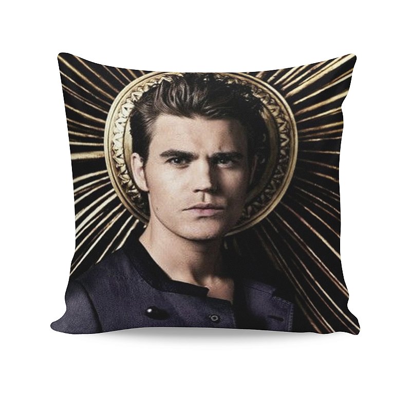 🎉 Almofada Paul Wesley Foto Rosto Vampire Diaries Stephan | Decora ...