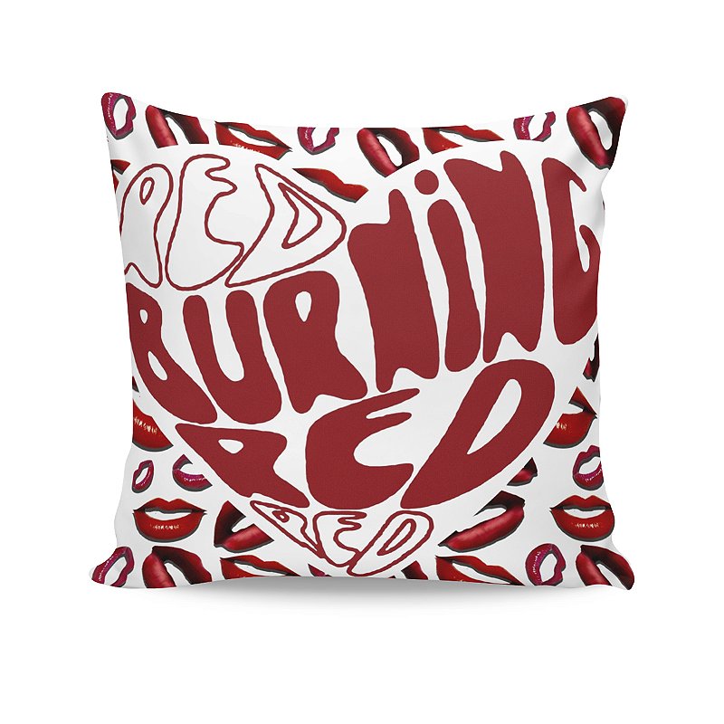🎉 Almofada Taylor Swift Red Burning Red | Decora Geek - Decora Geek