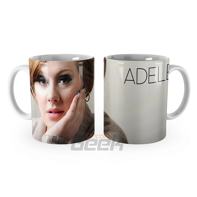 ⭐ Caneca Adele Cantora | Decora Geek - Decora Geek