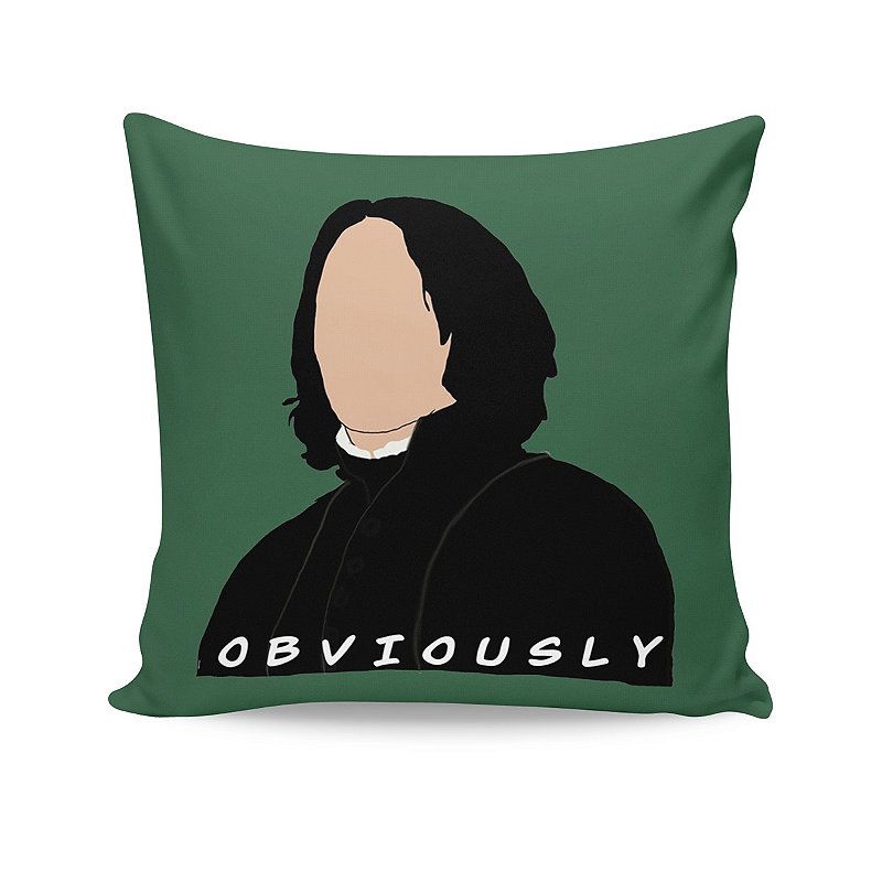 Almofada Harry Potter Severus Snape Obviously | Decora Geek - Decora Geek