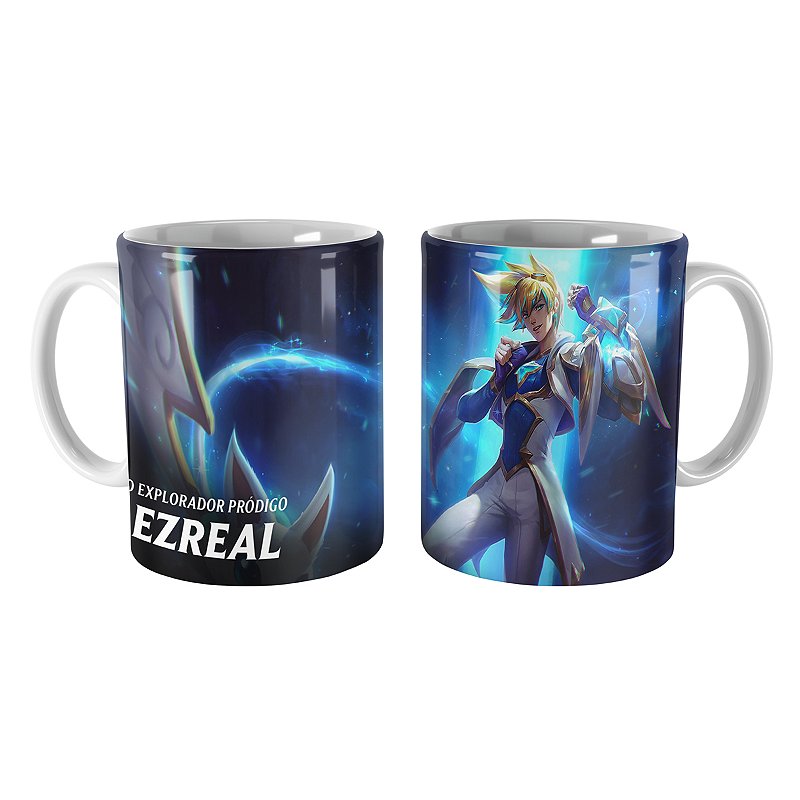 Caneca Ezreal Guardião Estelar League of Legends Lol | Decora Geek ...