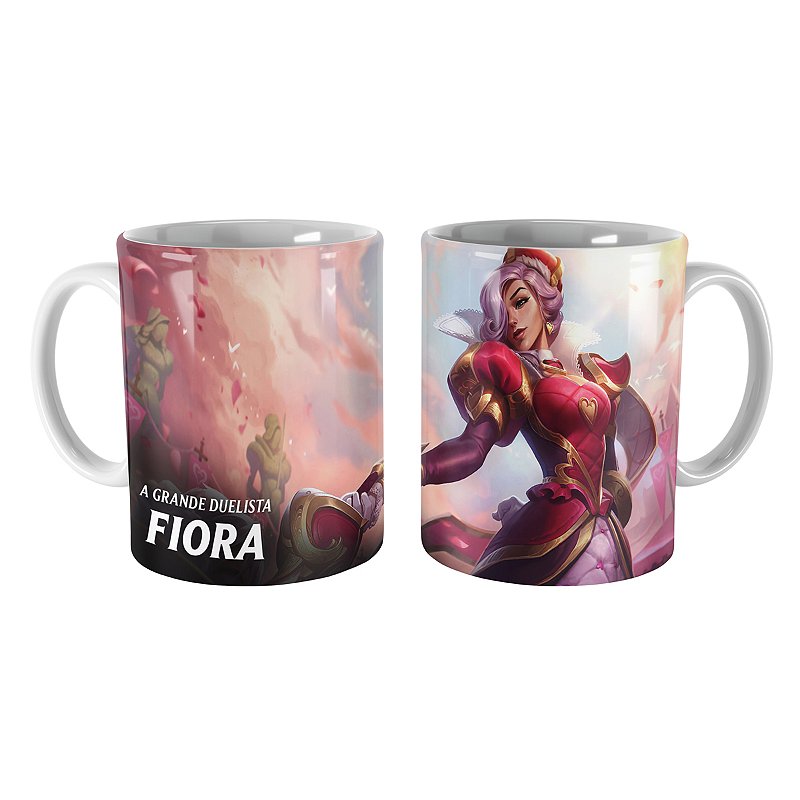 Caneca Fiora Paixão Cortante League of Legends Lol | Decora Geek ...