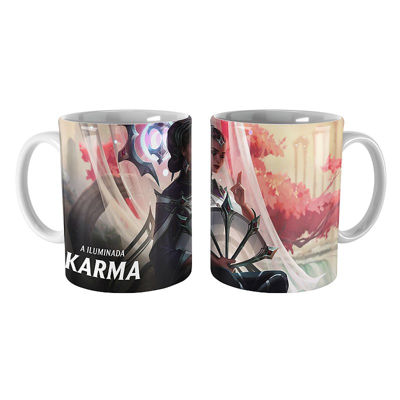 Caneca Karma Tradicional League of Legends Lol | Decora Geek - Decora Geek