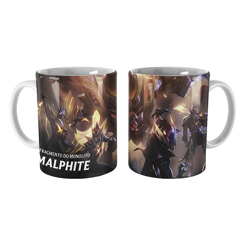 Caneca FPX Malphite League of Legends Lol | Decora Geek - Decora Geek