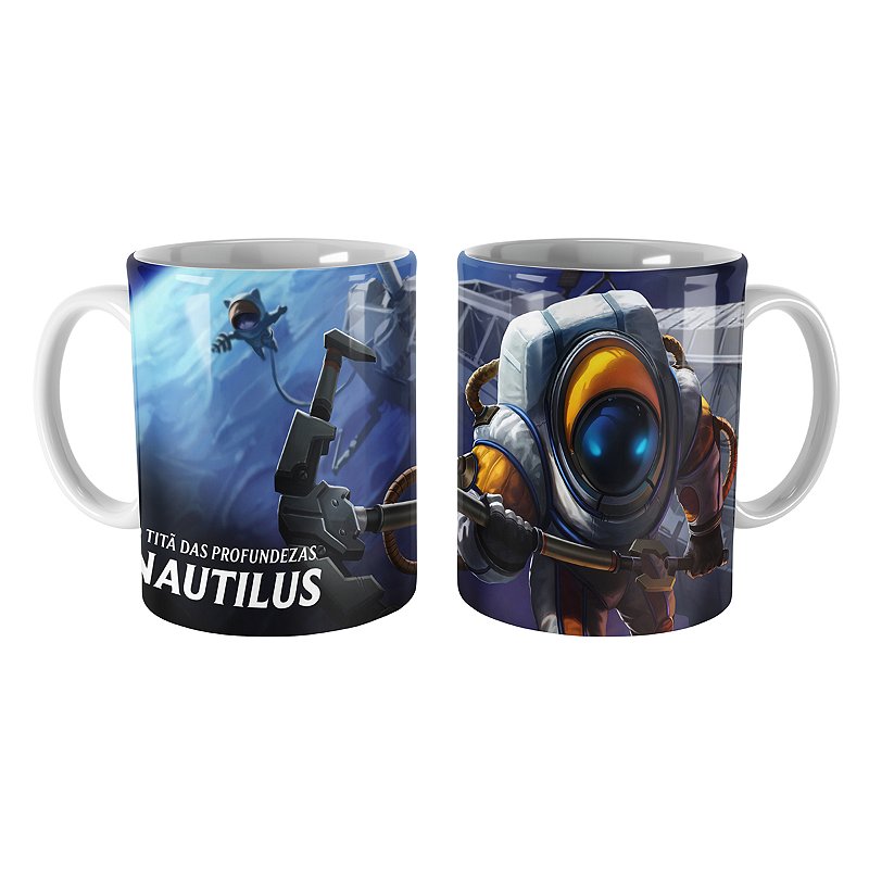 Caneca AstroNautilus League of Legends Lol | Decora Geek - Decora Geek Caneca AstroNautilus League of Legends Lol | Decora Geek - Decora Geek