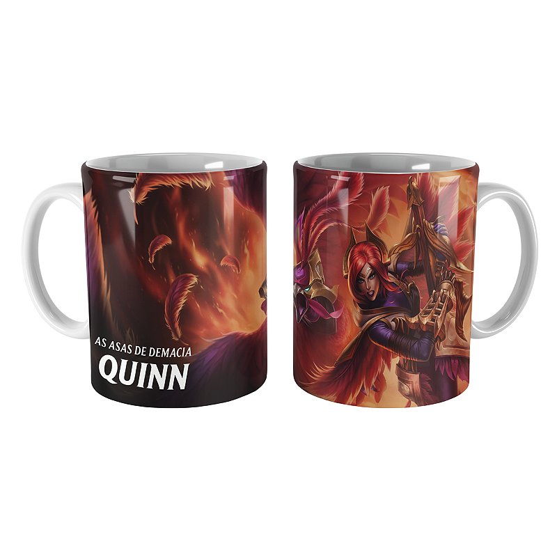 Caneca Quinn Fênix League of Legends Lol | Decora Geek - Decora Geek