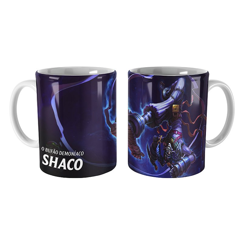 Caneca Shaco do Manicômio League of Legends Lol | Decora Geek - Decora Geek